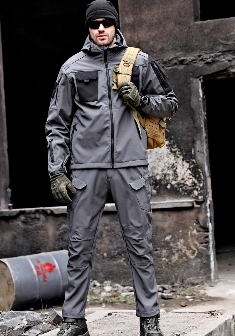 Men's Outdoor Special Forces Jacket Soft Shell Mountaineering Suit ...