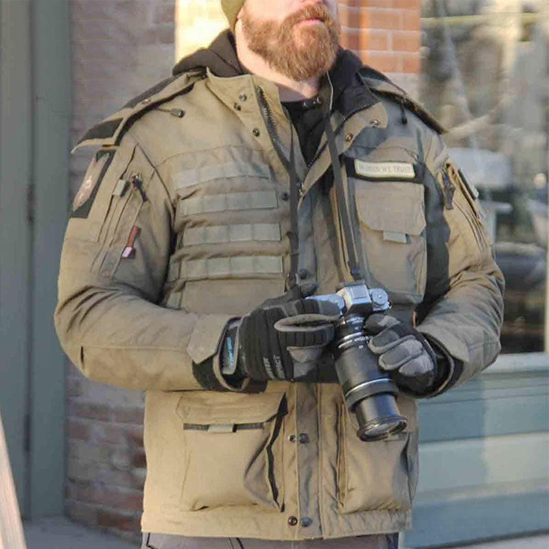 Tactical Waterproof Wear-resistant Outdoor Men's Bomber Jacket – TANGEEL